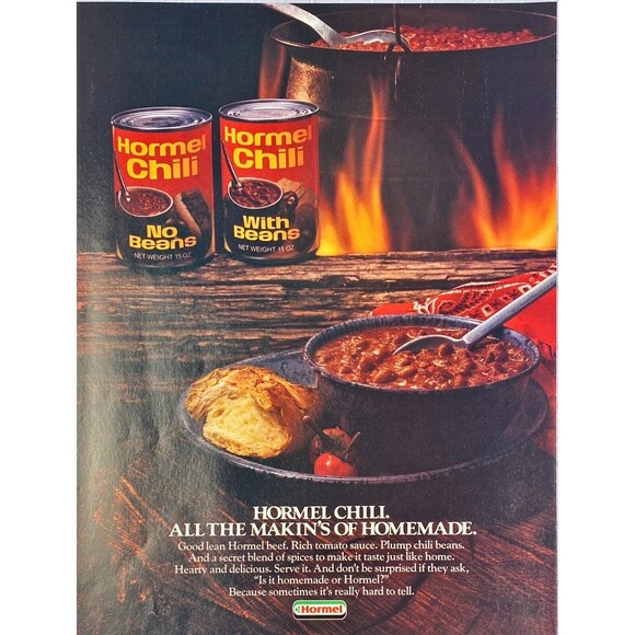 Hormel | Art | Hormel Chili All The Makins Of Homemade Is It Homemade ...